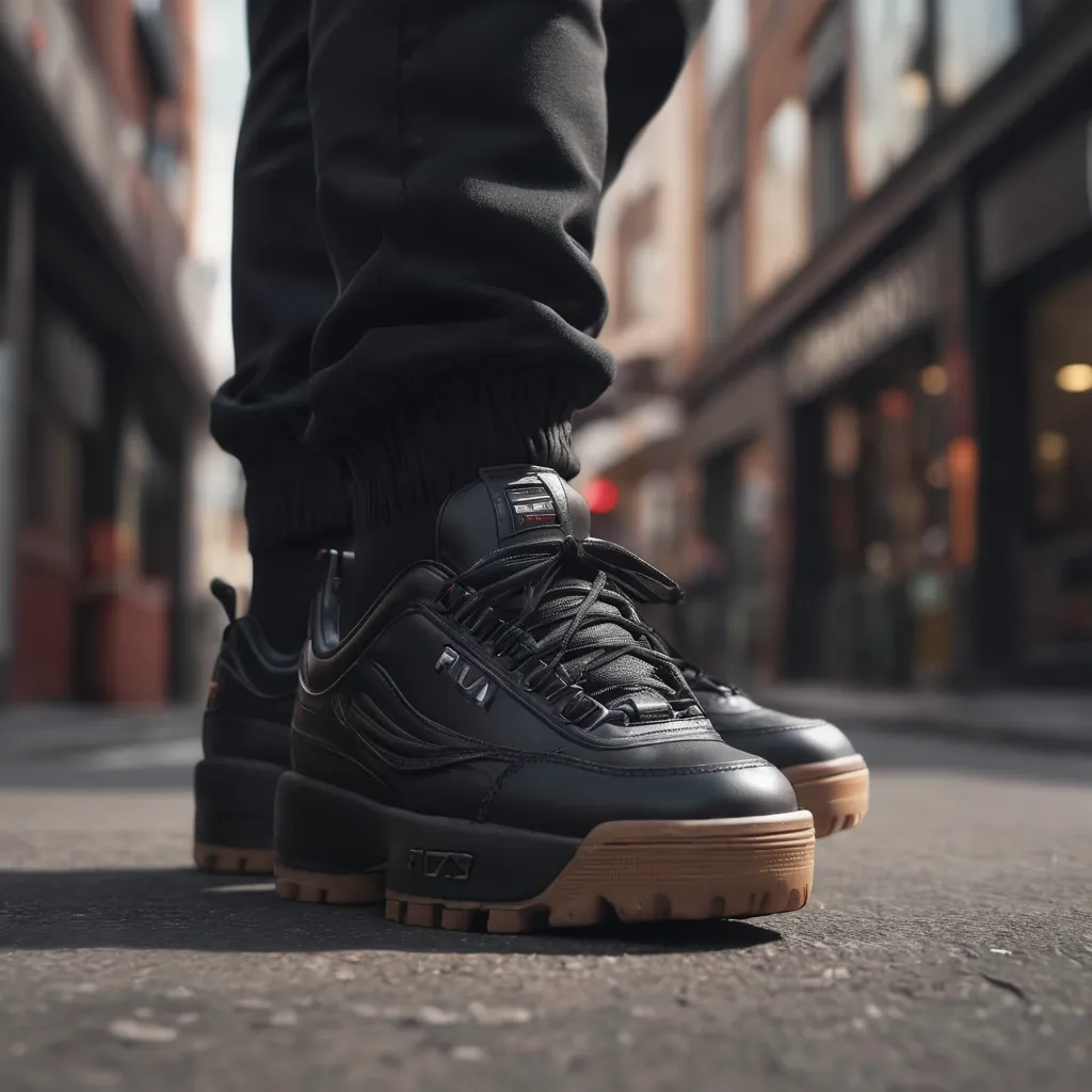 In-Depth Look at the All Black Fila Disruptor 2