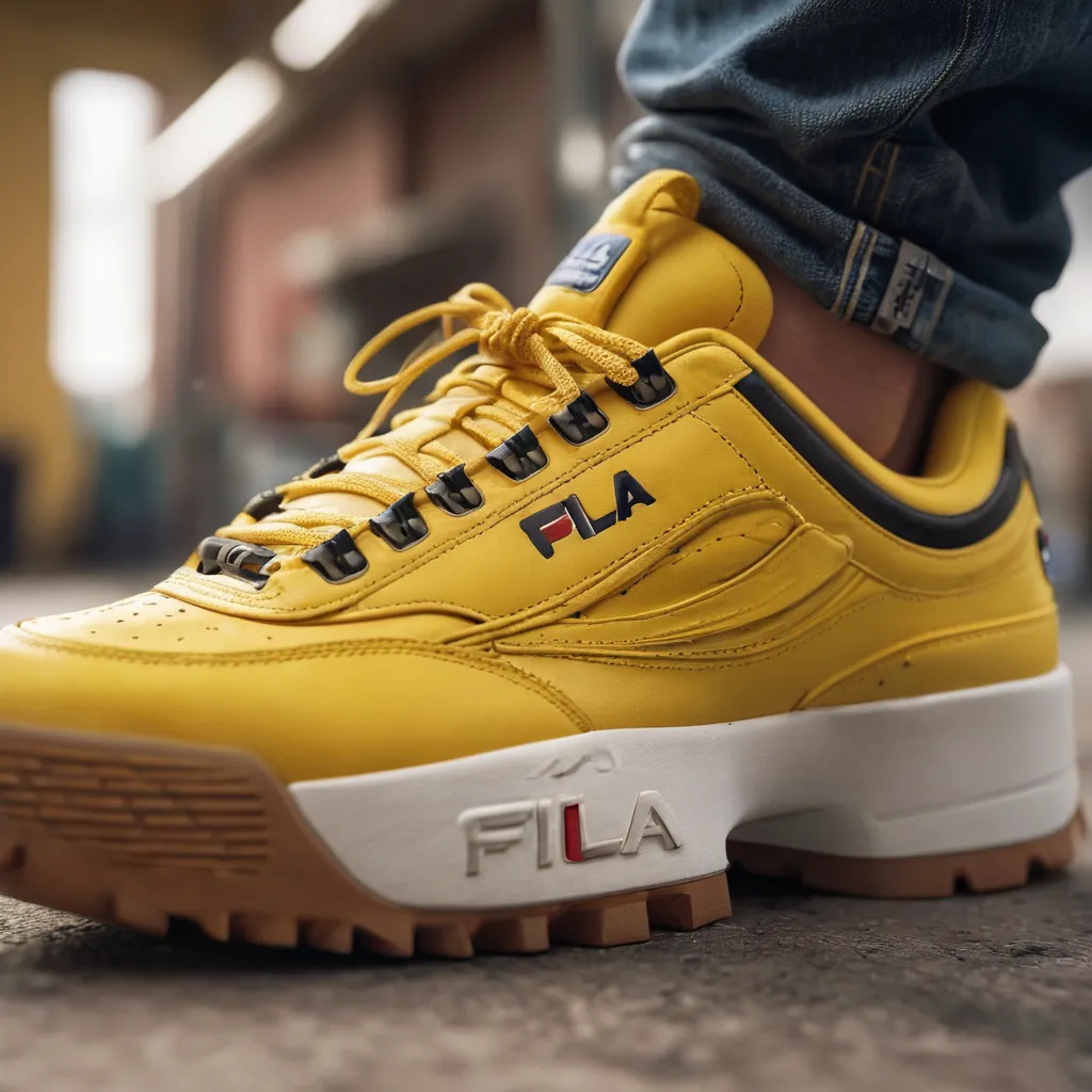 The Fila Disruptor in Yellow: Style and Impact